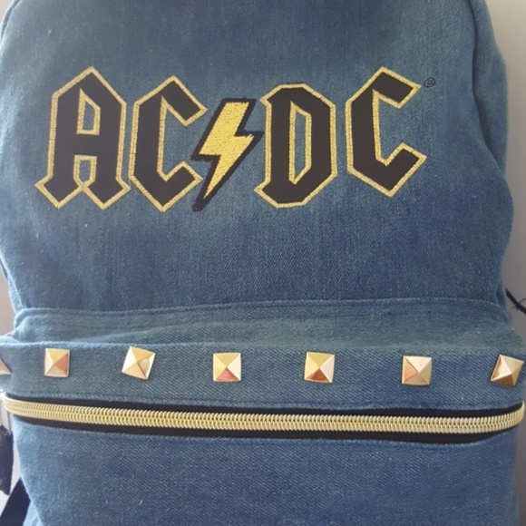 AI New York | Bags | Womenmen Boygirl Acdc Rock Band Backpack | Poshmark